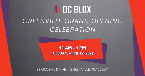 DC BLOX Greenville Grand Opening Celebration